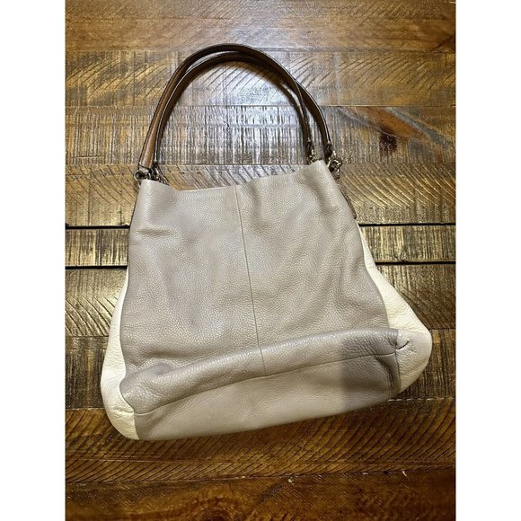Coach | Bags | Coach Phoebe Shoulder Bag Exotic Colorblock Pebble ...